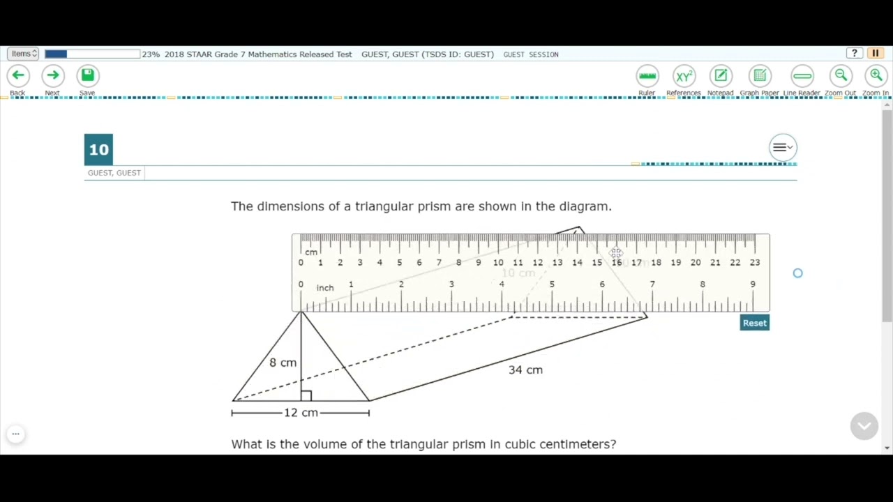 STAAR Online Feature Video - Ruler