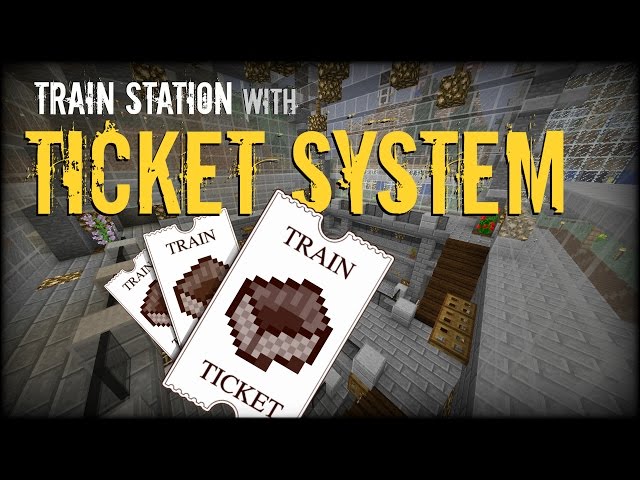 Minecraft Railway Station Layout