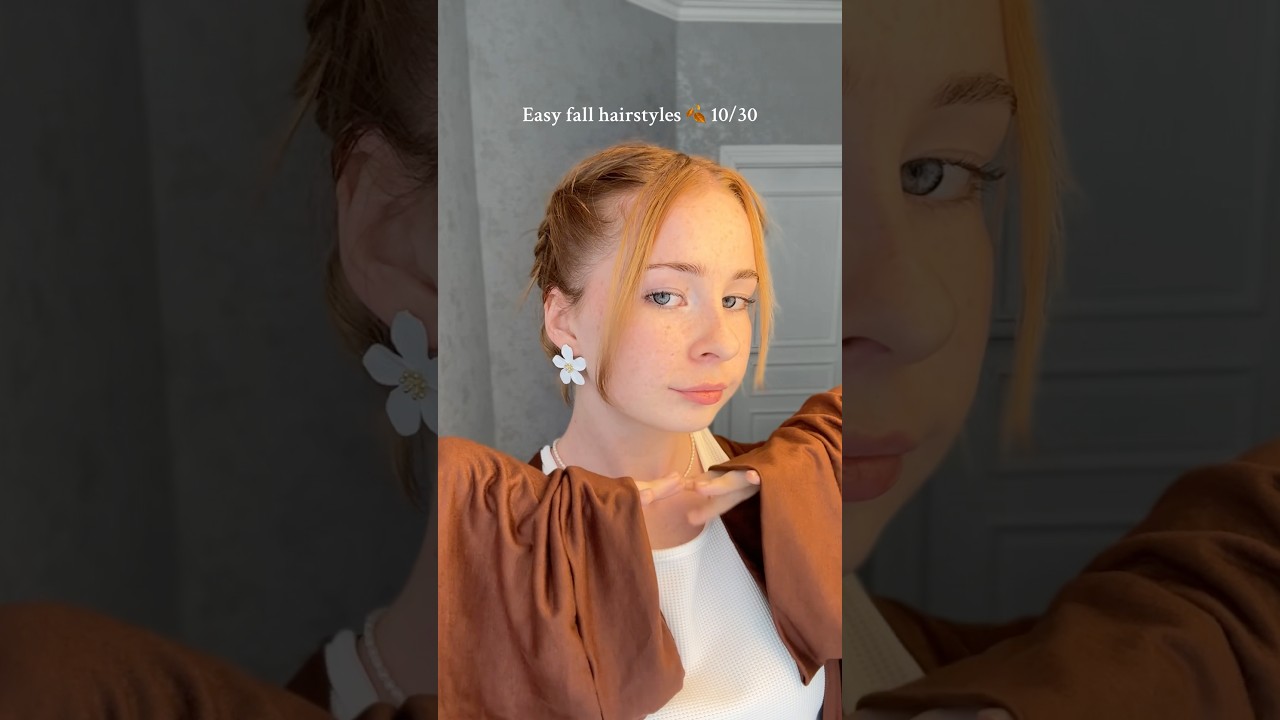 Easy fall hairstyles 🍂 10/30 — who’s been following the series?💕 #hairtutorials #hairstyle #beauty