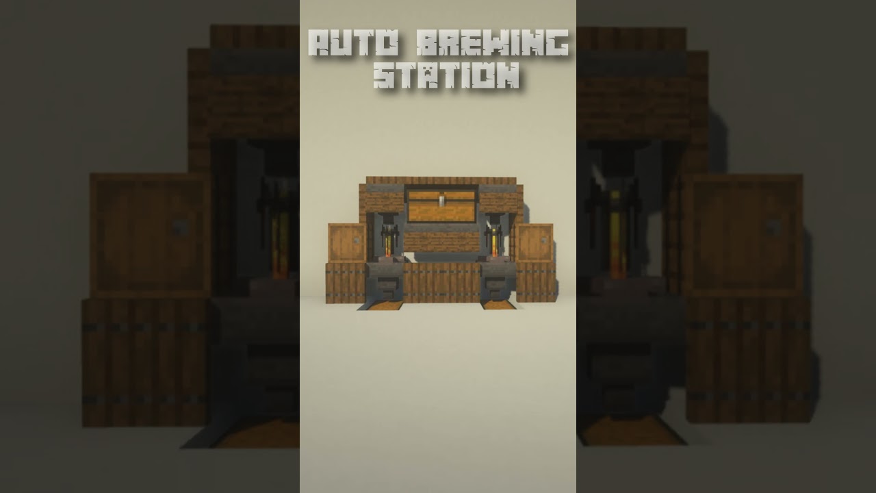 Minecraft Easy Potion Brewing Station #shorts