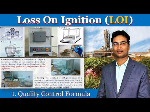 What is Loss On Ignition ? How to measure LOI (In Hindi)