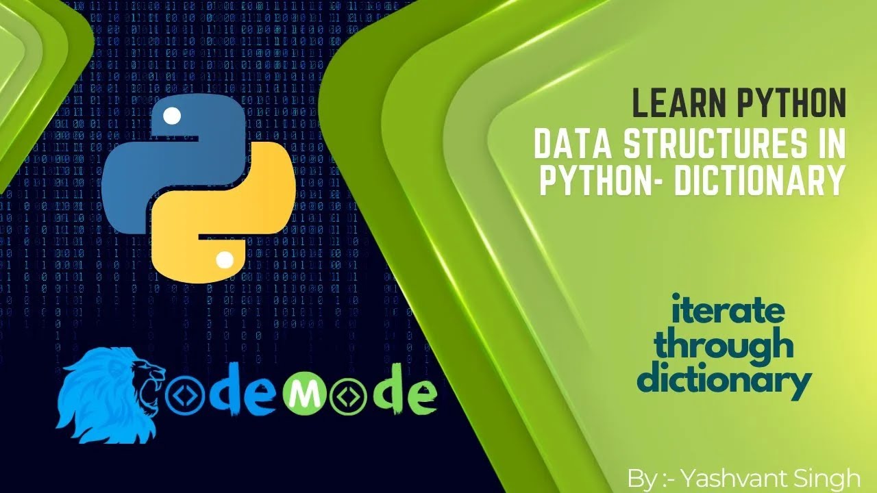 Iterate or loop through dictionary keys and values in python