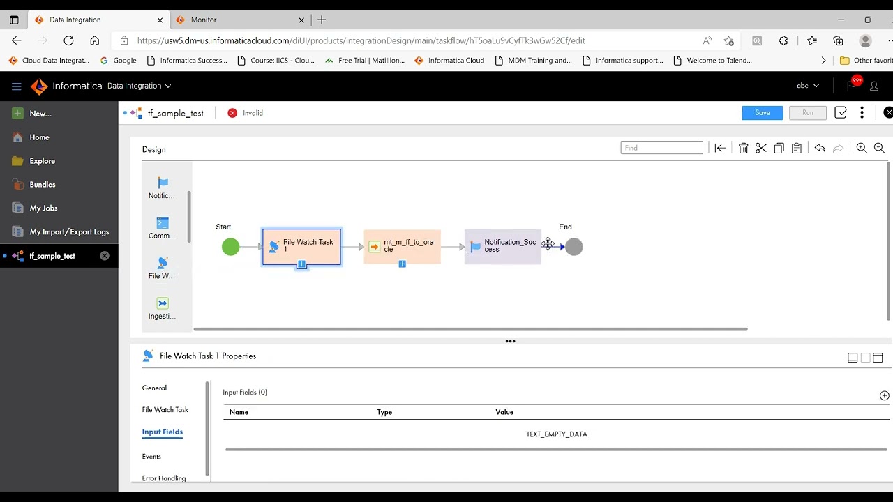 5.2 Tasks inside a Taskflow in IICS Part 1
