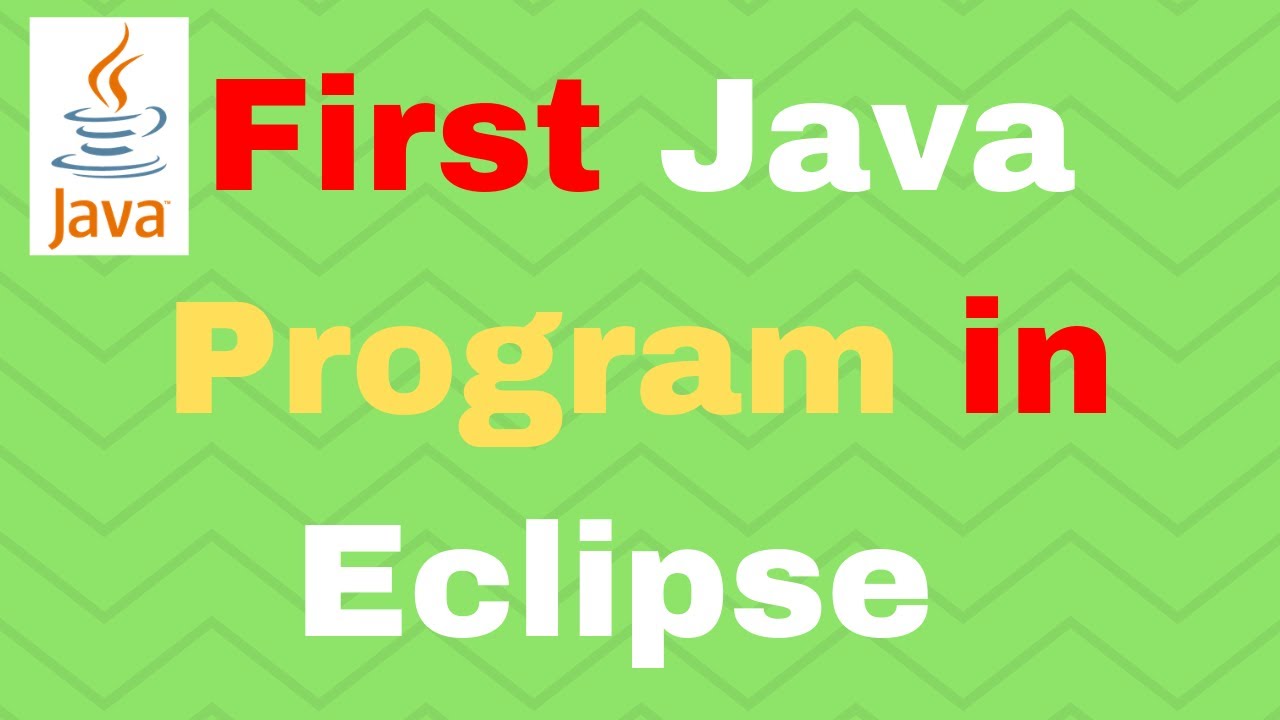 First Java Program in Eclipse - Java Tutorial for Absolute Beginners #5