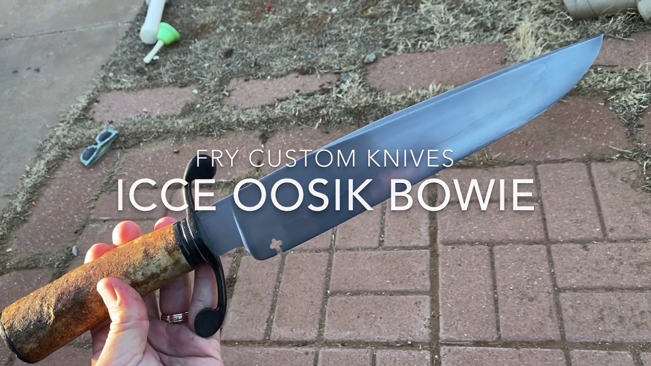 Big walrus Oosik Bowie knife