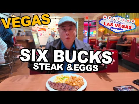 $6 Steak & Eggs at FAT CHOY. Eureka Casino, Las Vegas
