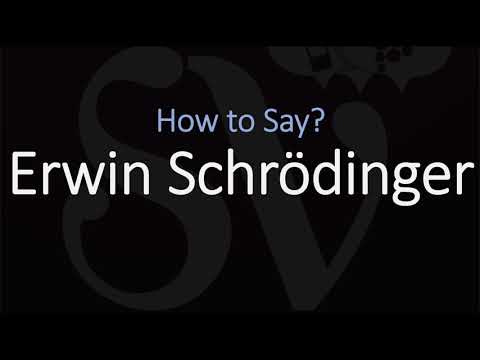 How to Pronounce Erwin Schrödinger? (CORRECTLY)