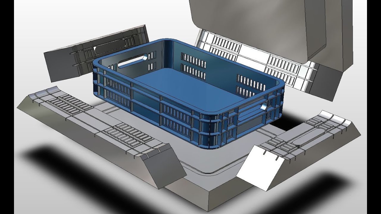 PLASTIC BOX & MOLD: KeyCreator tutorial (Tool Engaged)