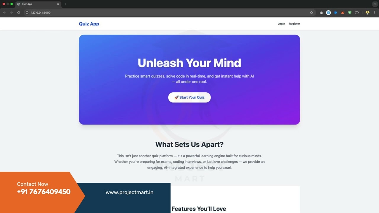 Quiz Application | Python Flask/Django Project | Interactive Quiz Platform | Complete Tutorial