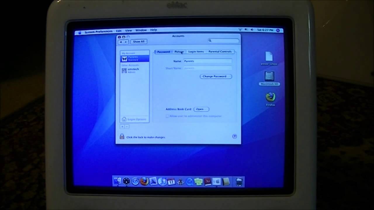 Mac's System Preferences