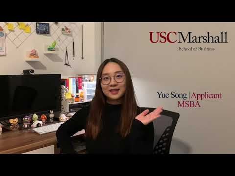 USC | MSBA Program Video Essay - Yue Song