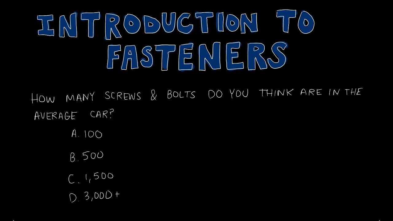 Get a Grip: Understanding Fasteners, Joints, and Thread Anatomy | Machine Design - Lecture 25A