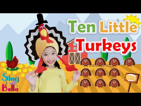 Ten Little Turkeys with Lyrics | Kids Than... - SafeShare
