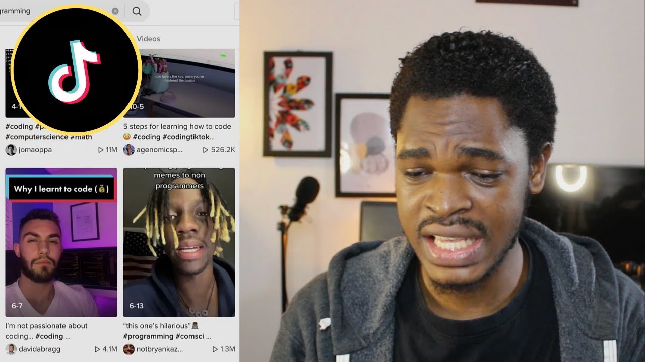 Software Engineer Reacts To Viral TikTok Videos about programming | Day in the life