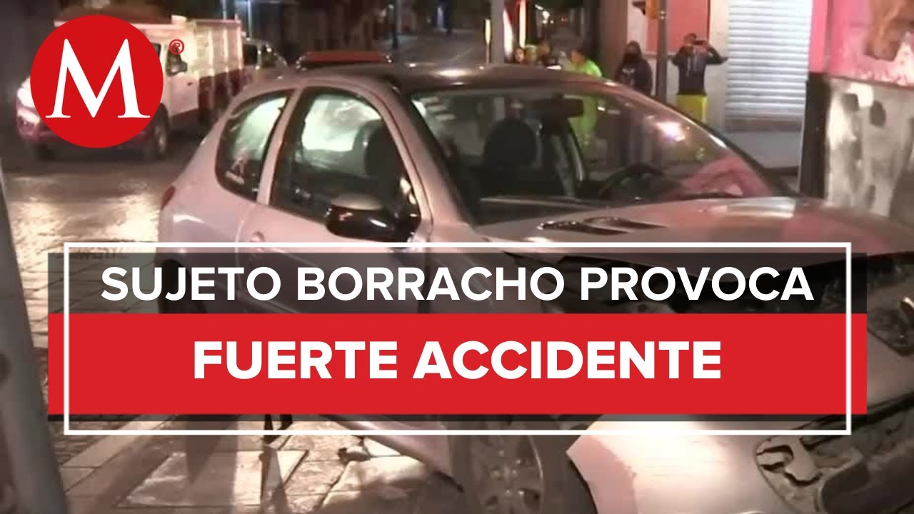 Accidente automovilístico deja 3 lesionados en el centro de la CdMx