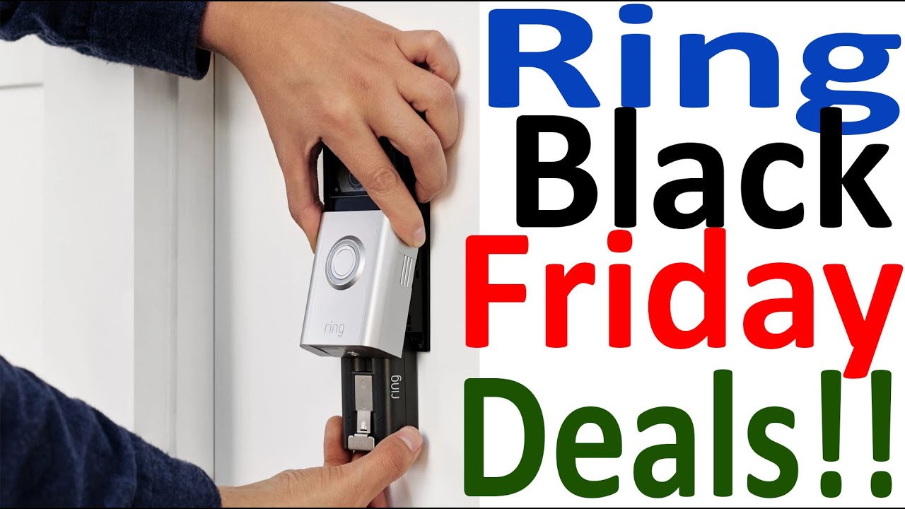 $42 Ring Doorbell + FREE Echo Dot Speakers - Amazon Black Friday Deals