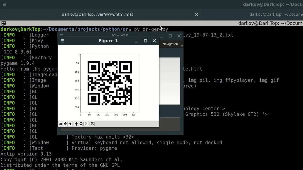 Python-Kivy QR Code Reader/Generator