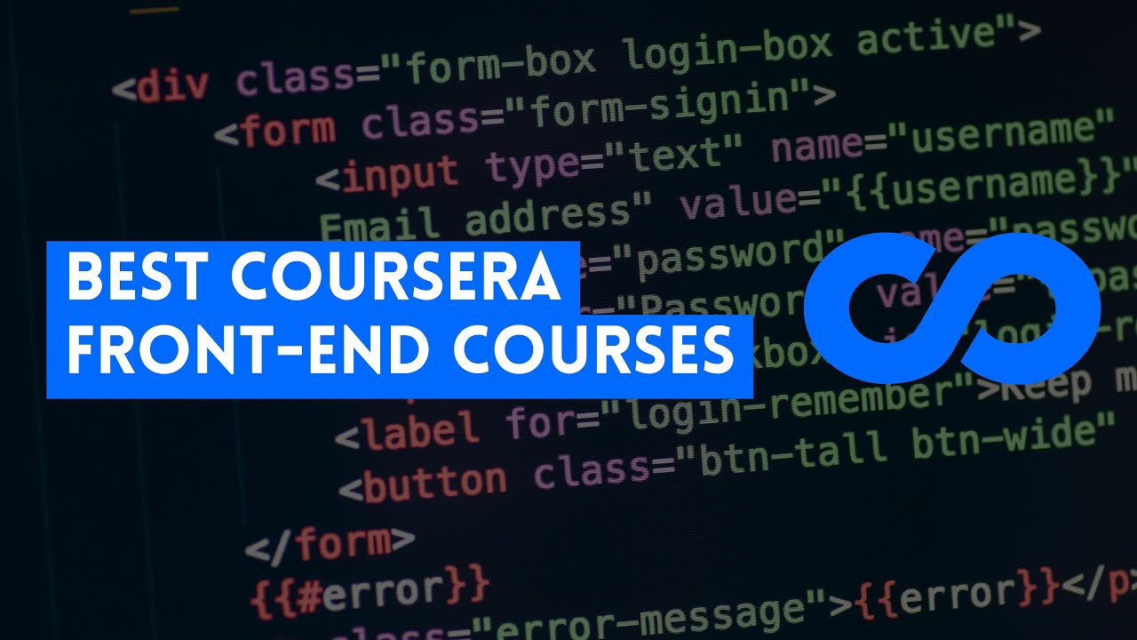 ⭐ BEST COURSERA FRONT-END COURSES  - WITH CERTIFICATES ⭐