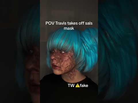 POV Travis takes sals mask off sally face #charactercosplay #cosplay #sallyface #cosplaycostume