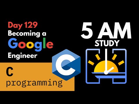 Study C Programming with me in silence | 5 AM Study
