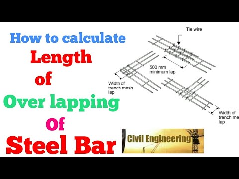 HOW TO CALCULATE OVER- LAPPING LENGTH OF STEEL FOR COLUMN SLAB AND BEAM ...