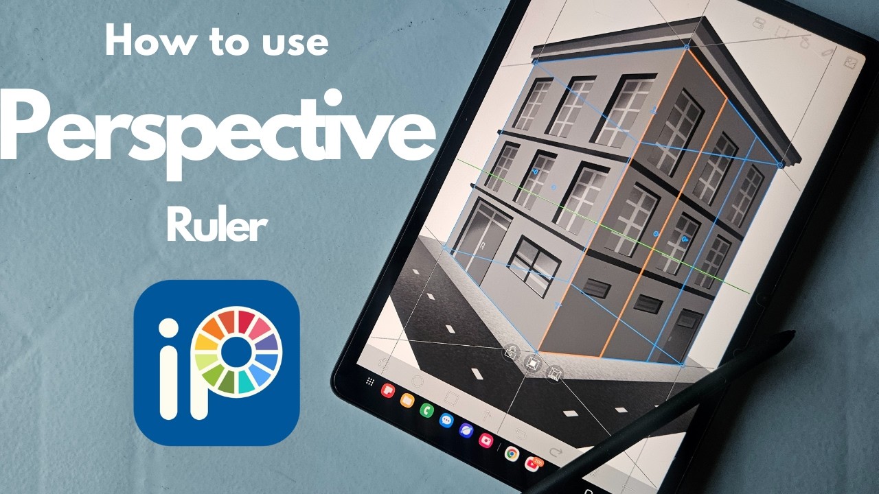Perspective drawing for beginners | How to draw building easy | IBIS PAINT X beginners tutorial