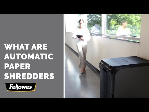 Choosing a Paper Shredder that’s automatic- AutoMax™ auto feed shredders
