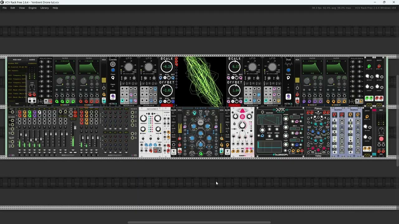 Ambient Drone (VCV Rack) MIDI Support