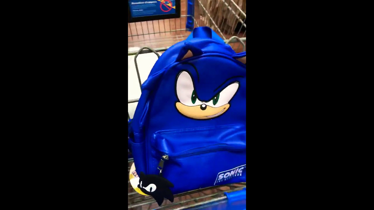 The Sonic The Hedgehog Pouch Backpack!
