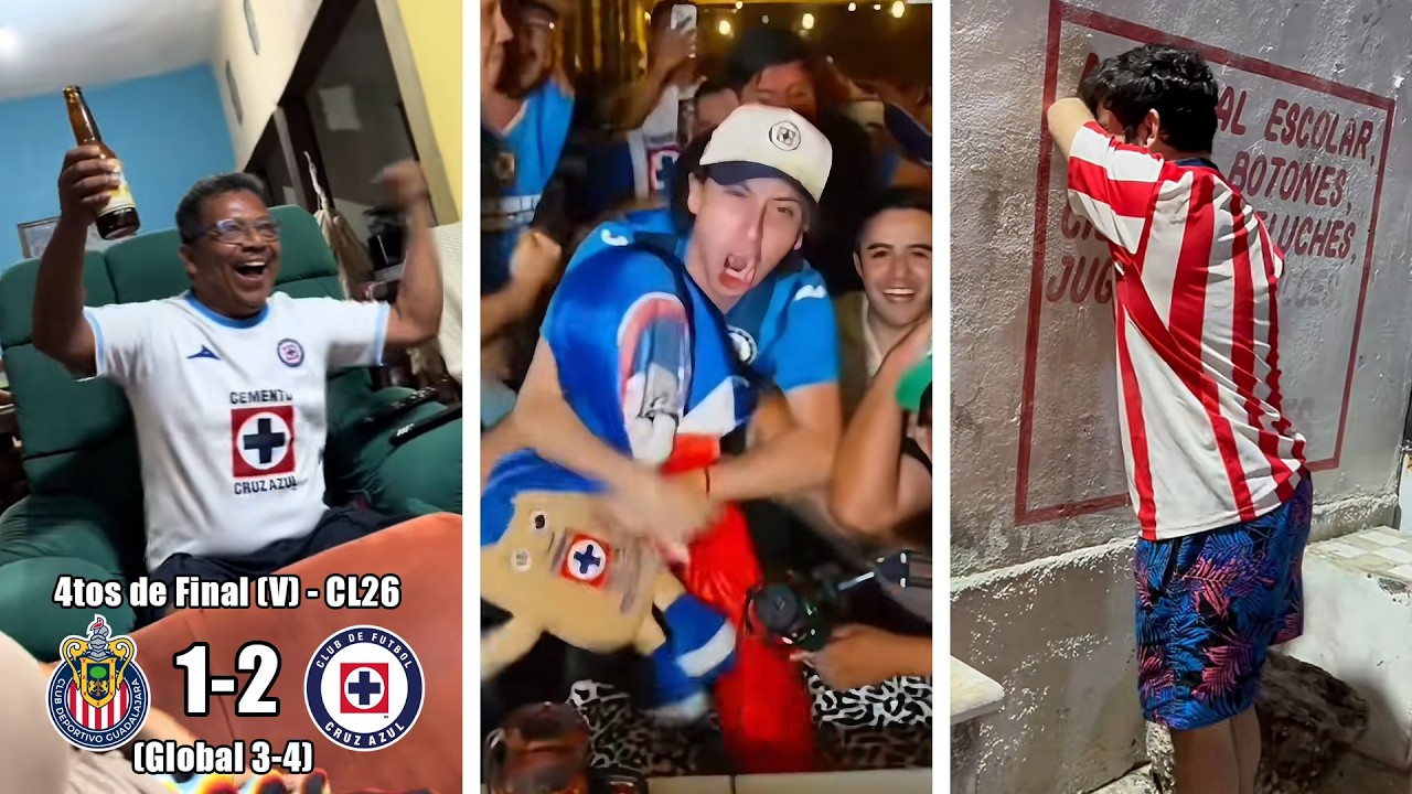 Fans REACTING to Chivas vs Cruz Azul (Semifinal – Clausura 2026)