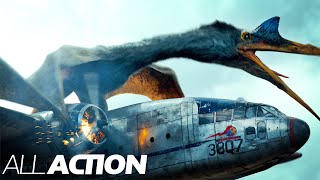 Quetzalcoatlus Attacks Owen Grady's Plane | Jurassic World: Dominion (2022) | All Action