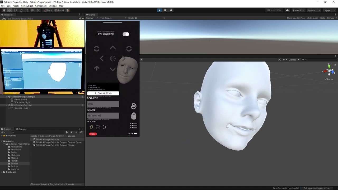 ARKit 52 Facecap - APS Sidekick Plugin for Unity