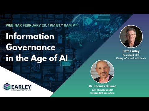 Information Governance in the Age of AI