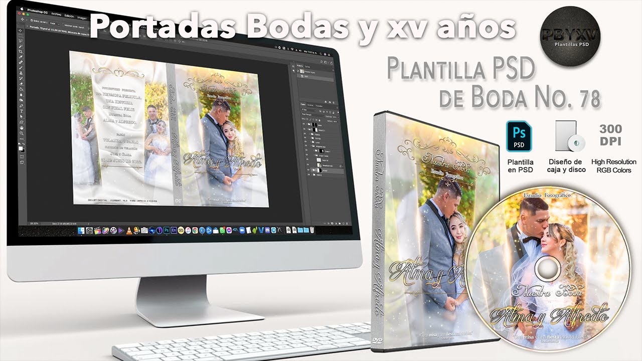 Plantilla PSD de Boda No  78