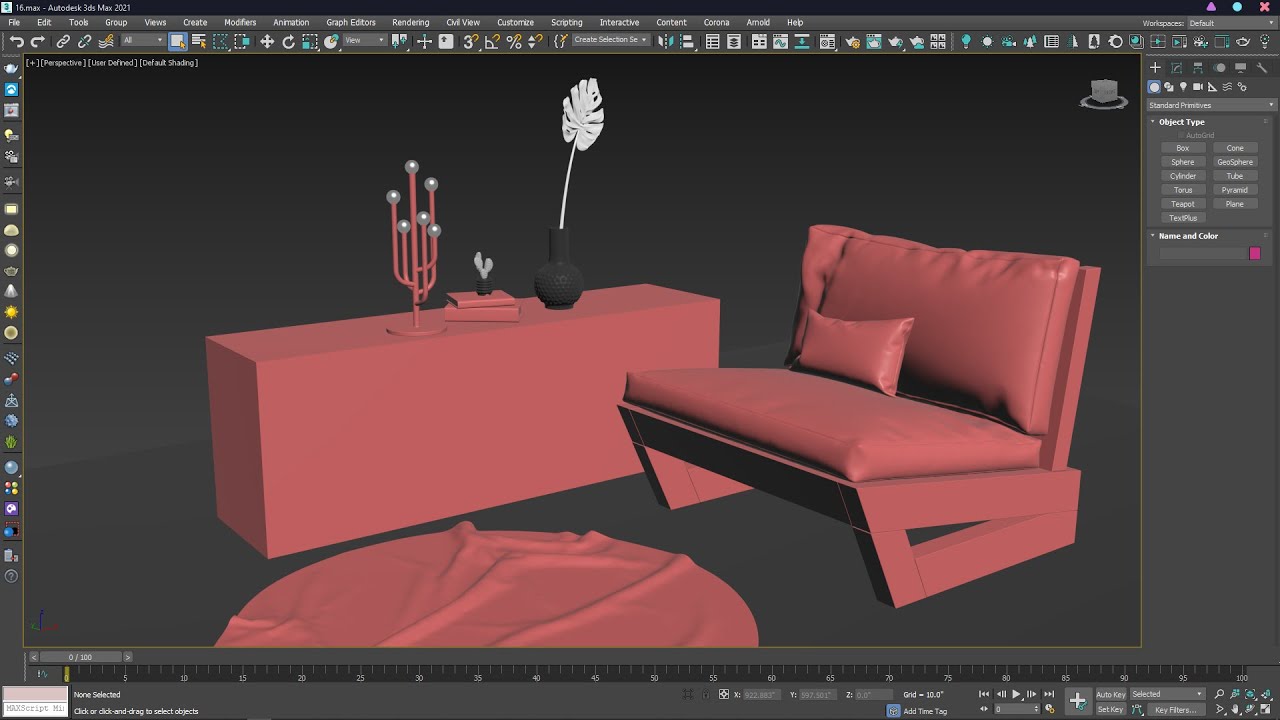 3ds max Beginner Modelling Tutorial - Part 1