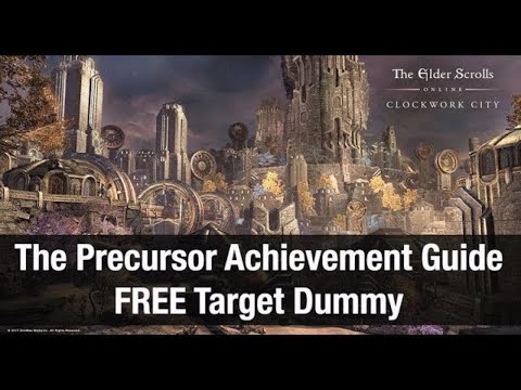 ESO ★ Free Training Dummy - Precursor Maker Achievement Guide ★