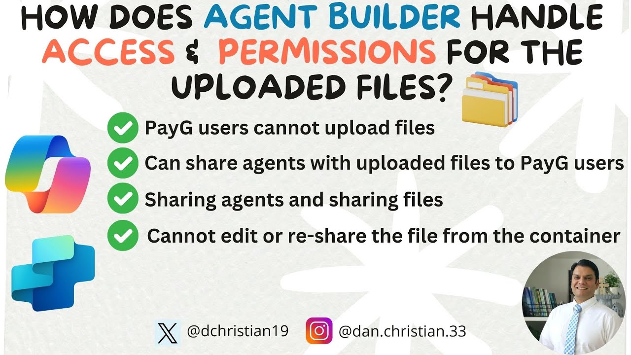 Microsoft Agent Builder: Permission Tips