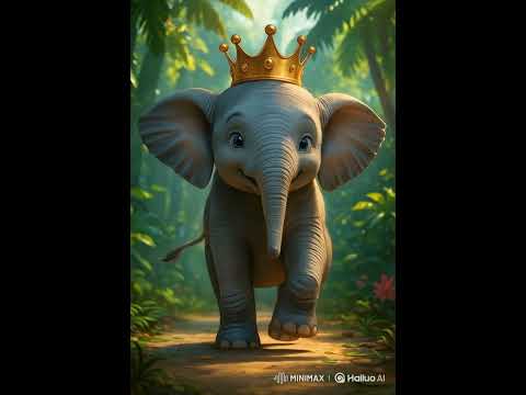 baby elephant || cute elephant 🐘😍#elephant #cute #baby #cartoon #ai