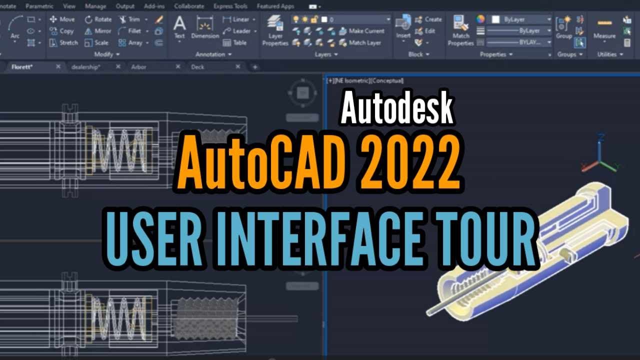 AUTOCAD 2022 USER INTERFACE TOUR