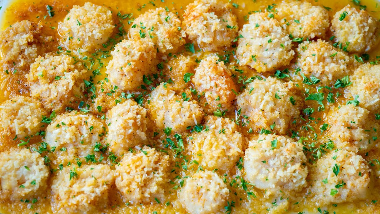 Magic Crispy Baked Scallops