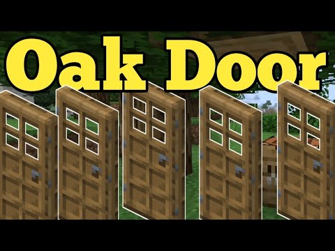 How to Craft Oak Doors in Minecraft
