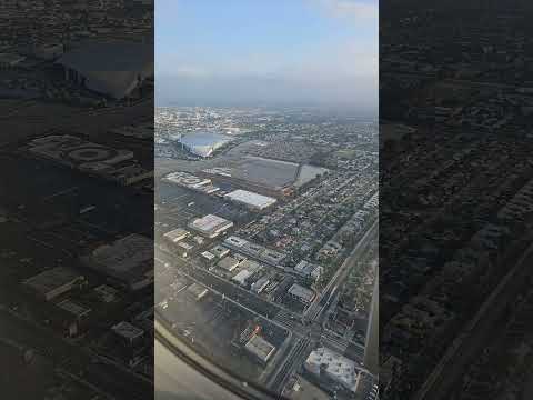 Before landing LAX