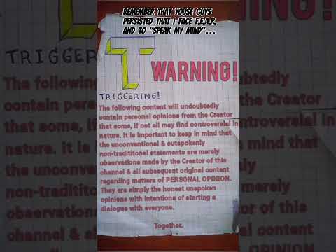 Triggering Warning Disclaimer #itsallProvidence