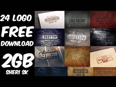 New Logo Mockup PSD Files Download For Photoshop |Sheri Sk| |Photoshop Tutorial|