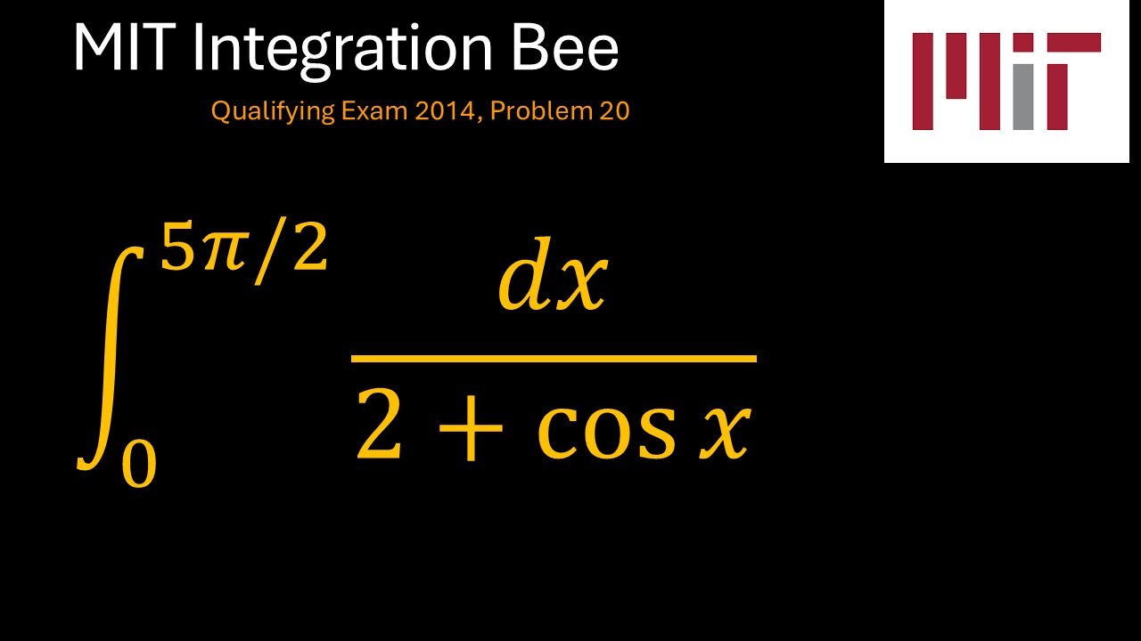 MIT 2014 Integration Bee Qualifying Exam, Problem 20