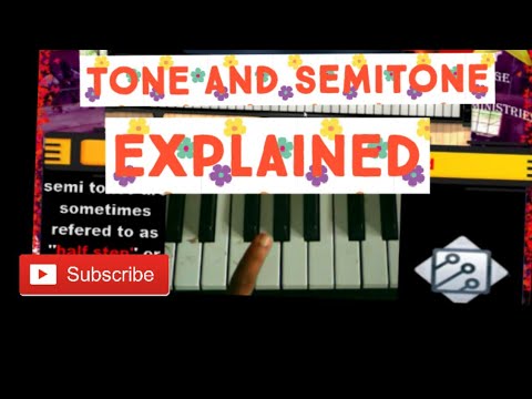 Tone and semitone Explained