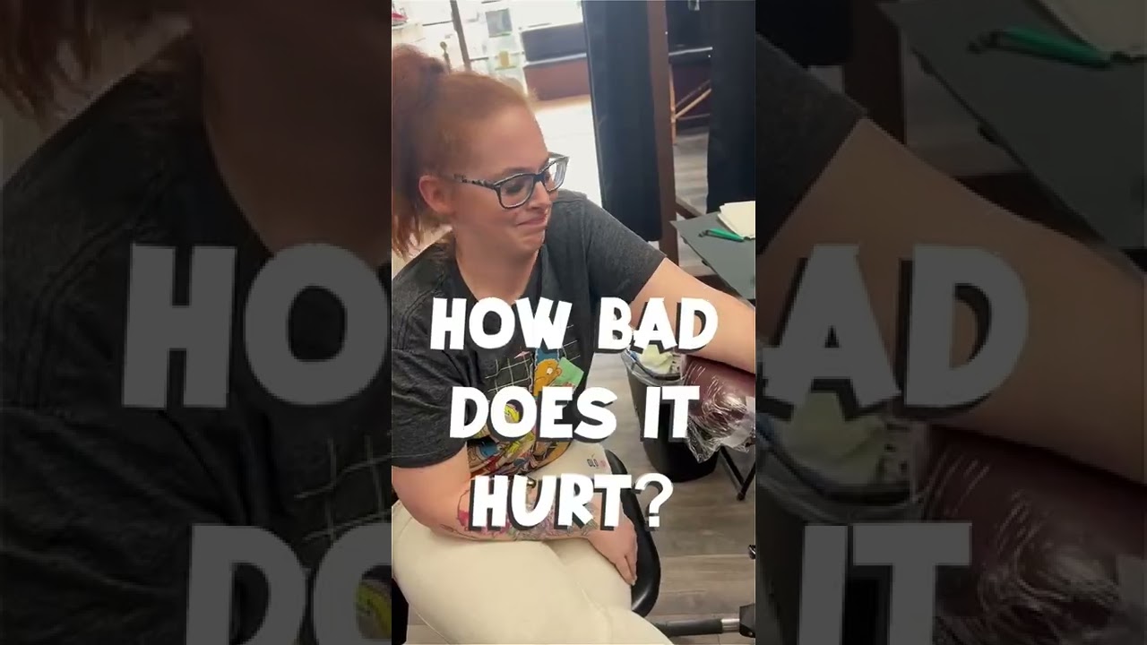 So Forearm Tattos Hurt? Rate Your Pain Series! 🩸 🪡 #shorts