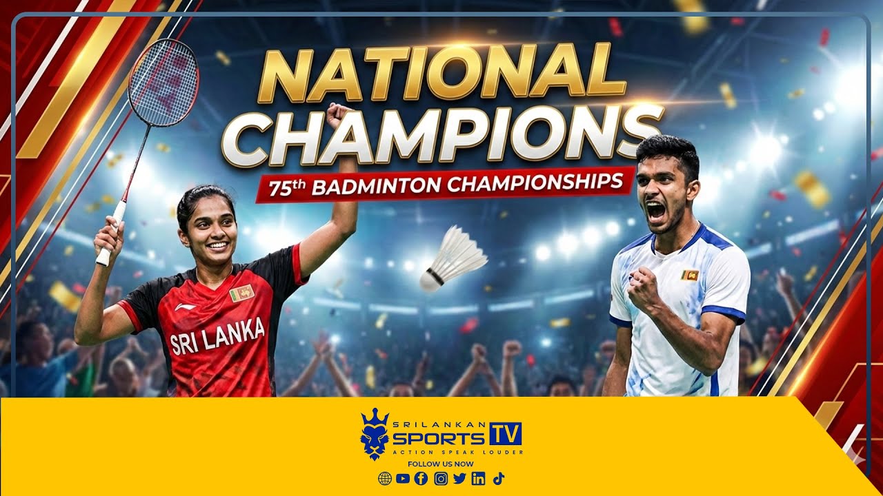 Ranithma & Viren Crowned National Champions | 75th Sri Lanka Badminton Championships