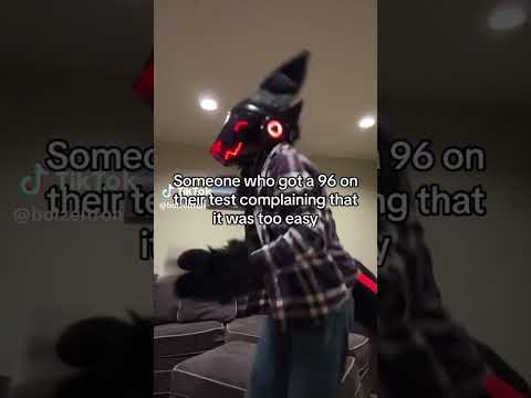 There is no test that is ‘too easy’ #furry #furries #fursuit #viral #tiktok #fyp #shorts