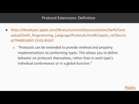 Learn Diving Deep into Swift Introducing Protocol Extensions | packtpub com - Mind Luster